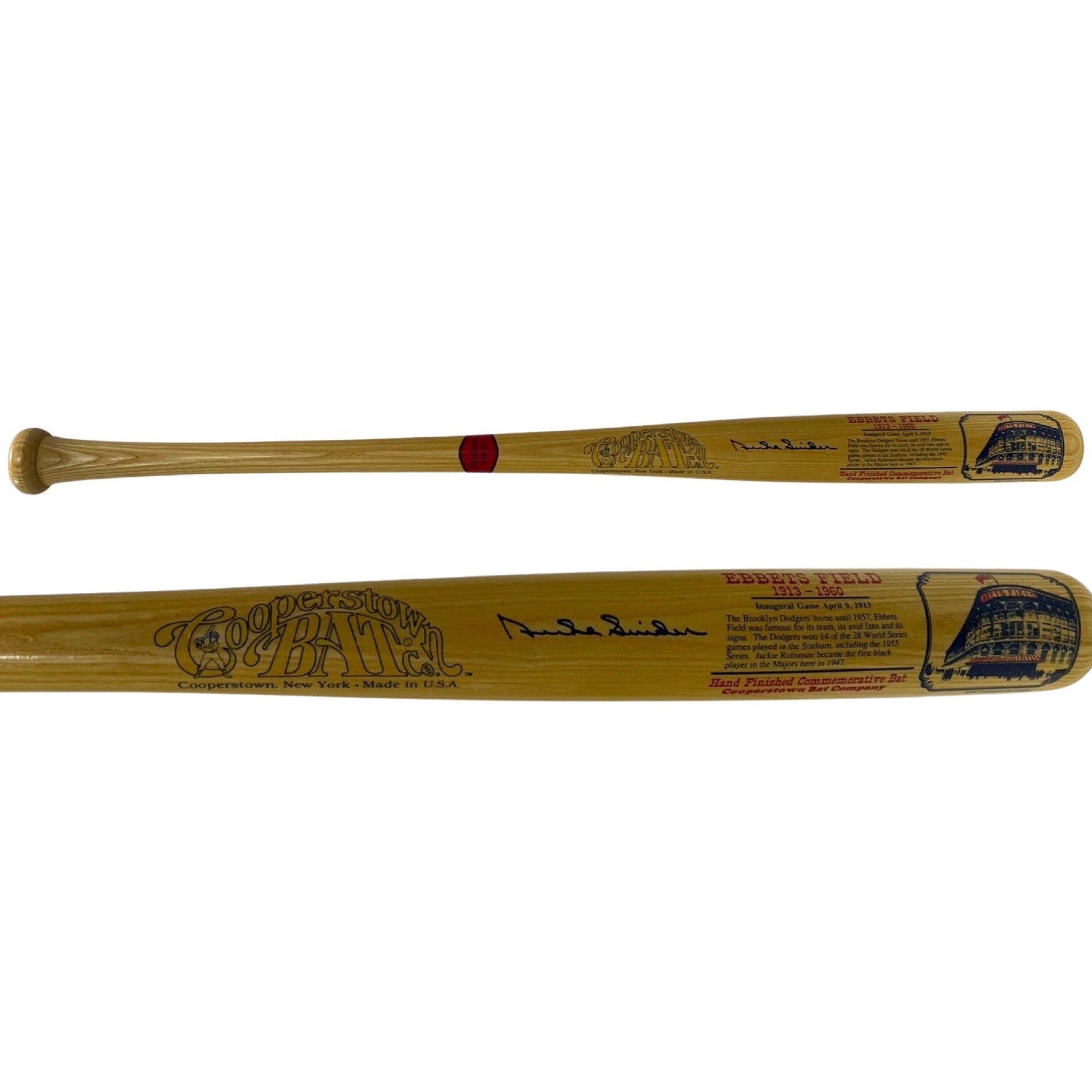 Duke Snider Autographed Cooperstown Bat Beckett – BG Autographs