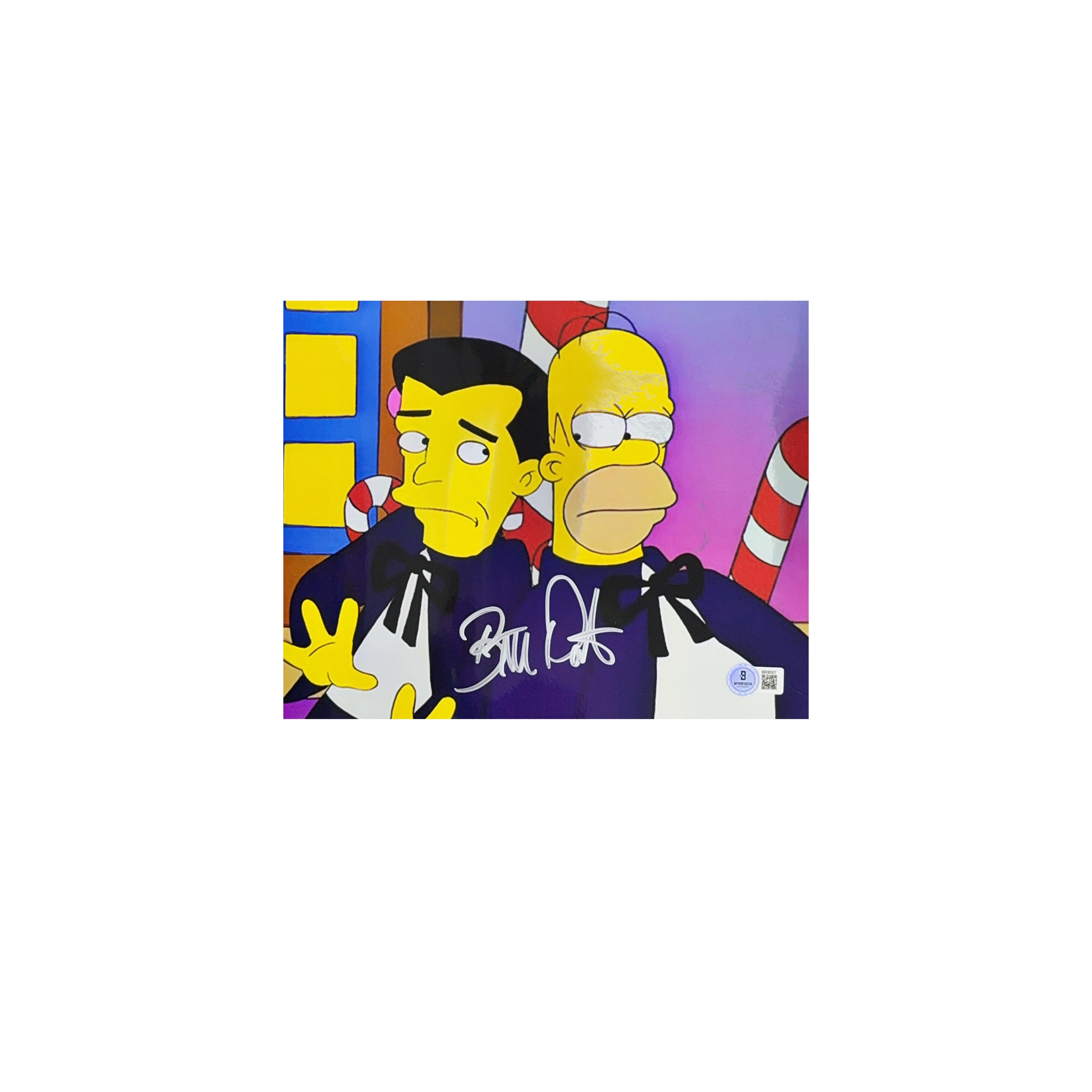 Butch Patrick Autographed The Simpsons Homer Stare 8x10 Beckett – BG ...