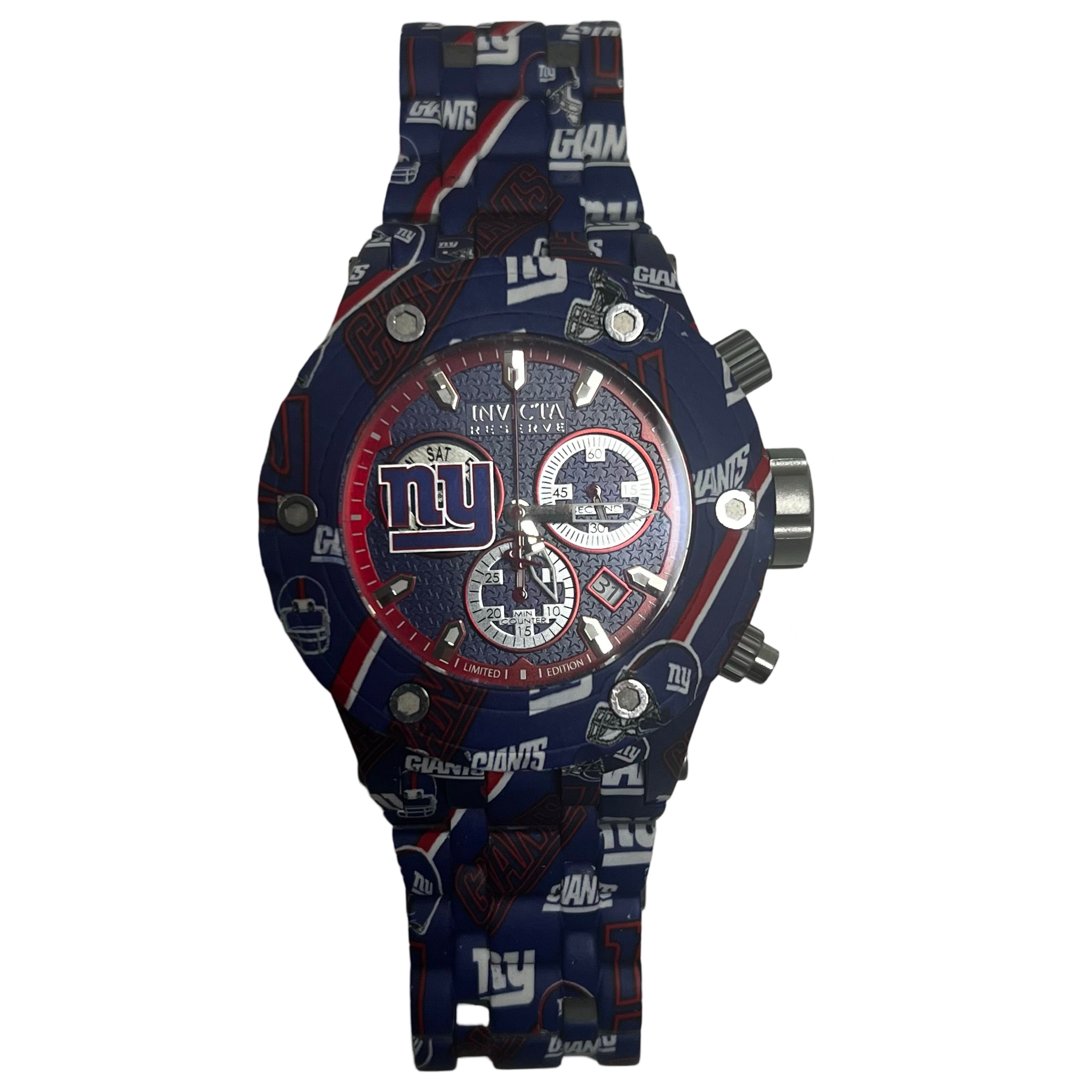 New York Giants Invicta Reserve Subaqua Watch – BG Autographs