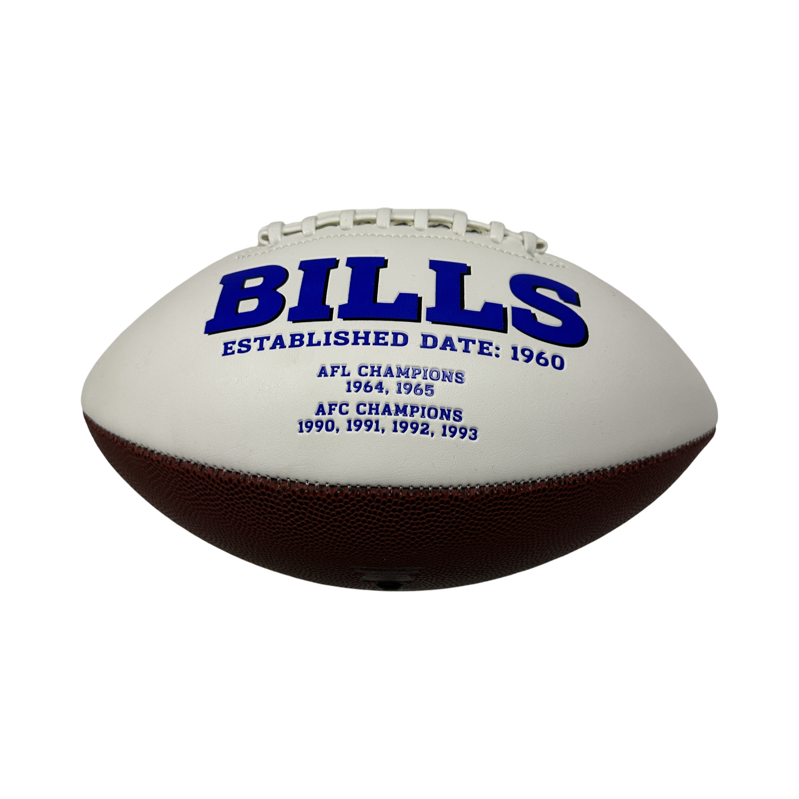 Wilson NFL Signature White Panel Champions Football – BG Autographs