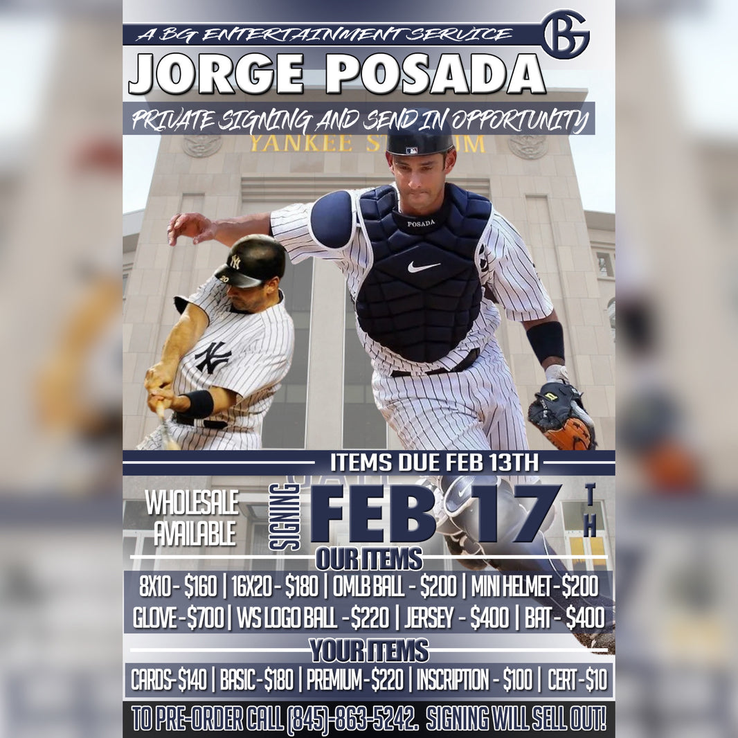 Event Tickets, Autograph Signings & Send Ins – BG Autographs